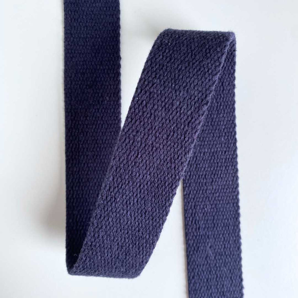 Bag Cotton Webbing/Strapping (30mm) - Navy Blue – Fabric Romance