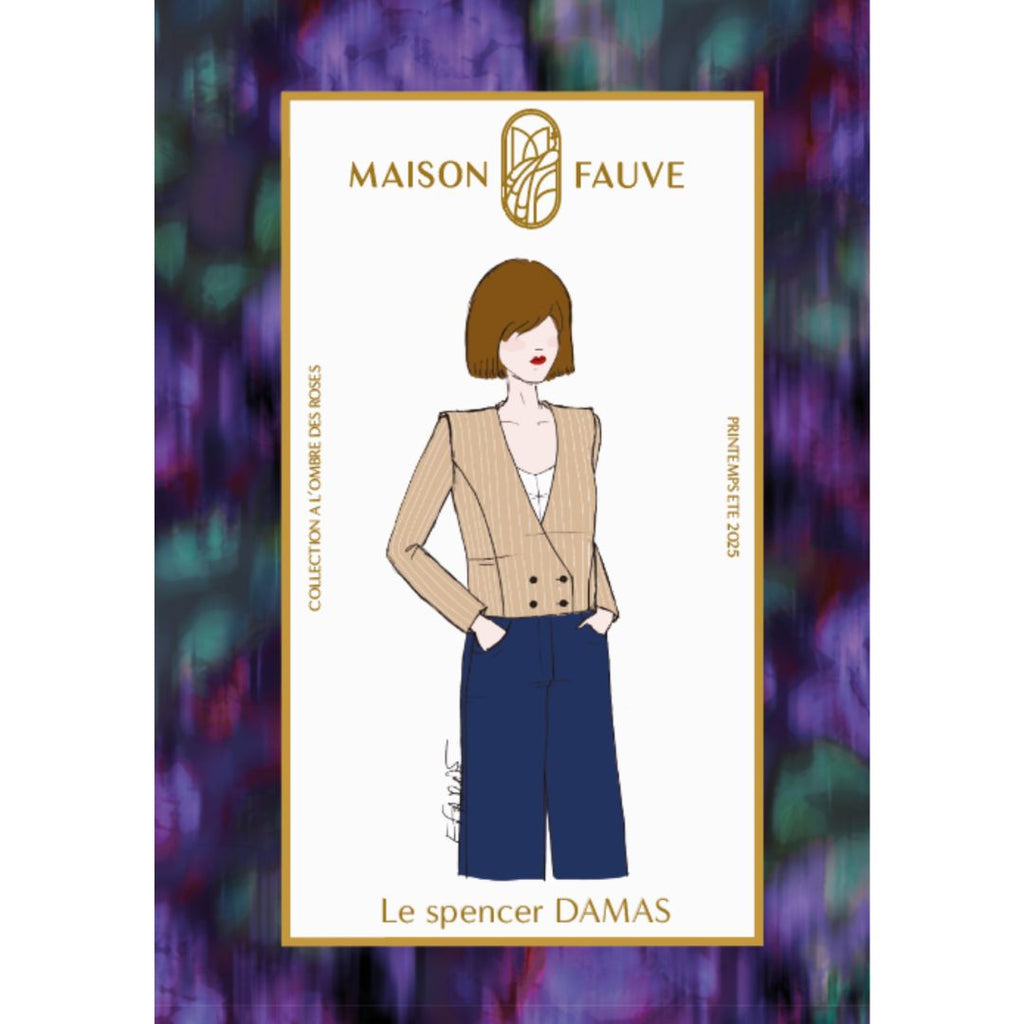 DAMAS Spencer Jacket Sewing Pattern by Maison Fauve – Fabric Romance