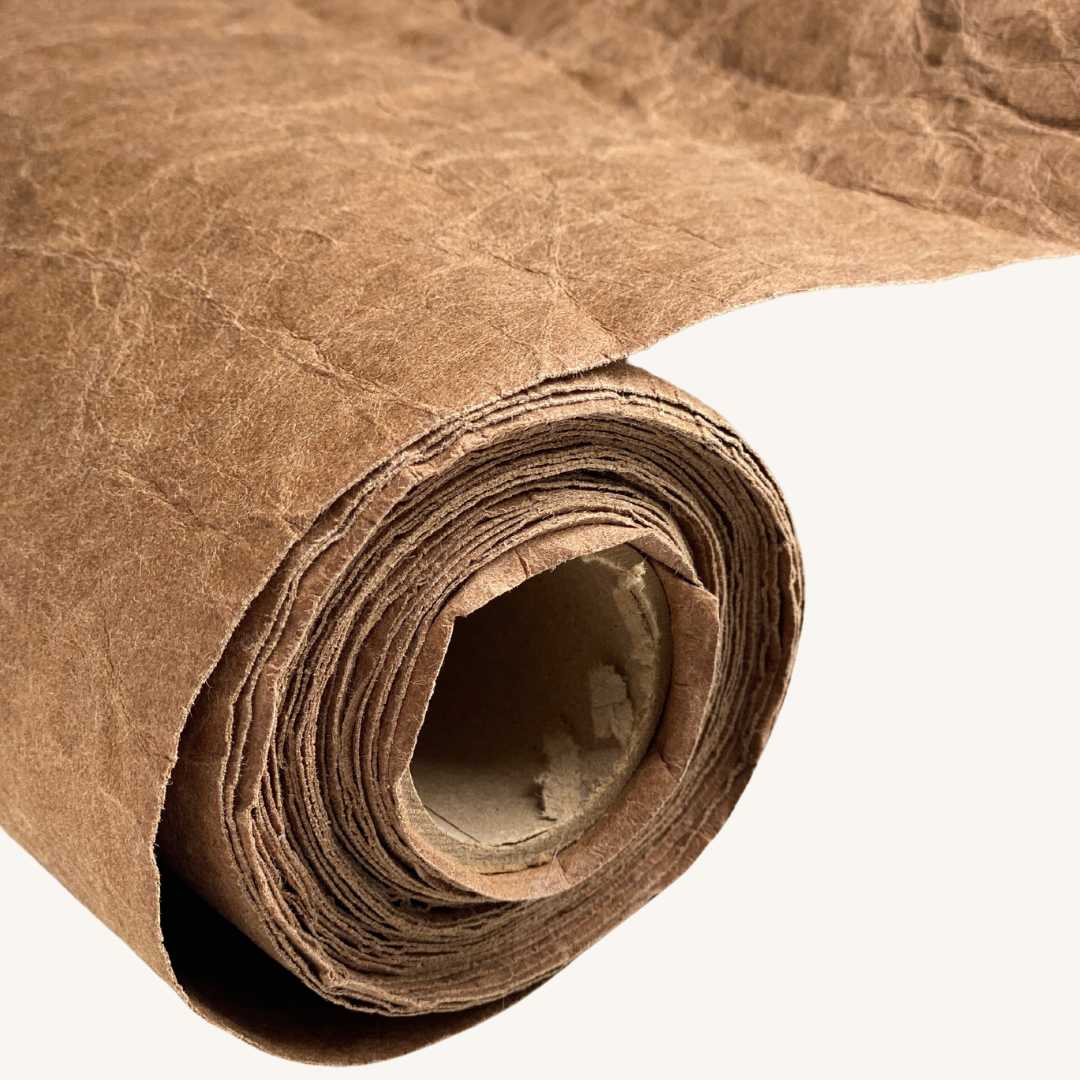 Washable Kraft Paper Fabric Caramel